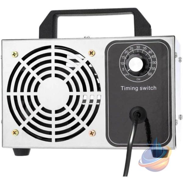 【10000mg/h発生量】大容量オゾンを素早く発生し、脱臭に必要なオゾン濃度を提供します。   【時間設定機能】簡単なタイマー式で、5分から60分まで時間設定ができます。   【サイズ】 約20cmx15cmx14.5cm。重量：約1.5...