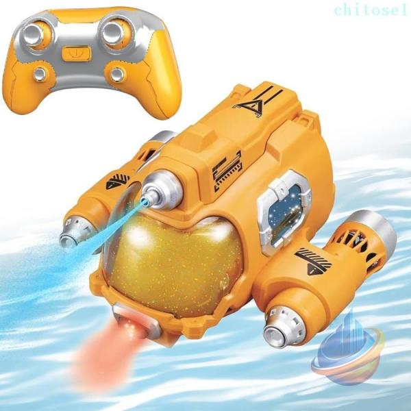 【2024年最新リモコンモーターボート】本リモコン船おもちゃは専用の2.4 G信号を使用し、信号強度が強く、他のリモコンと混在することがなく、バリアフリーの広い水面でリモコン距離が30メートルに達することができ、しかも操作方法が非常に簡単で...