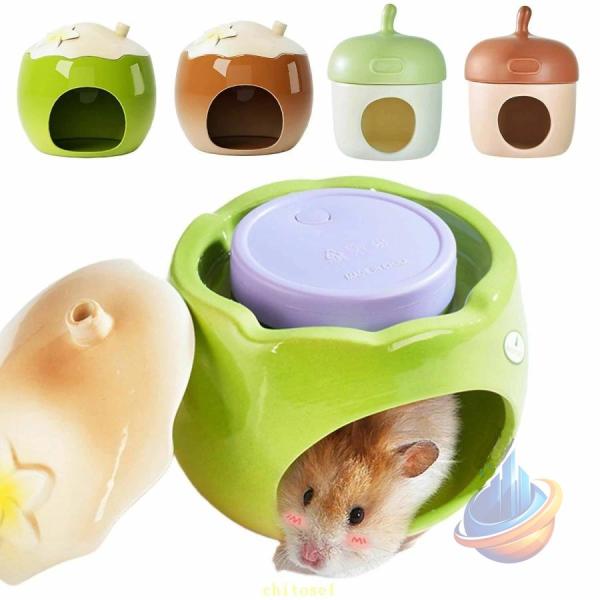 商品説明         　商品詳細   【立派な構造】ペットベッドの納屋と家のセクションには、セラミック製はとても涼しく、ハムスターに快適な環境を提供し、熱射病を避けることができます。納屋は荷物を保管し、冷房の効いた場所は保冷剤を置いて空...