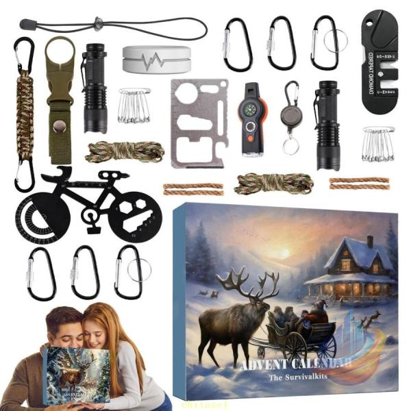 商品説明         　商品詳細   ホリデー チア: 男性用サバイバル キット アドベント カレンダーでクリスマスをスタイリッシュに祝いましょう。ホリデー シーズンに贅沢なタッチを加え、思い出に残る楽しいイベントにする高品質のアイテム...