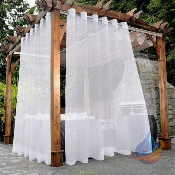 商品説明        商品詳細        【多用途保護】- 屋外用カーテンはポリエステル を使用し、85?99%の太陽光を遮断し、プライバシーを保護します。 屋外用カーテンは風よけに十分な厚みがあり、日焼け止め効果があり、防水性と防汚...
