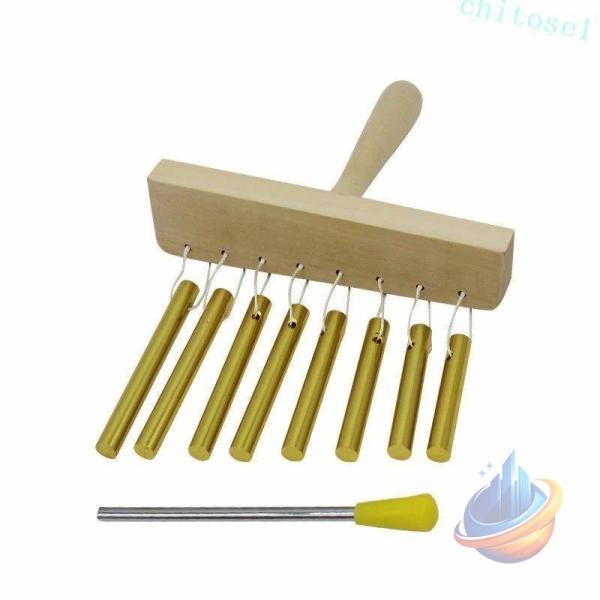 風鈴  ゴールド    8音  打楽器  6色  演奏しやすい プロフェッショナル  音選 打楽器 リズム   アルミ製    協調能力を発揮  音楽入門 教育 バンド伴奏 コンサート  お新年ギフト