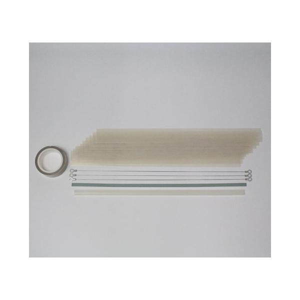 【発売日：2014年04月03日】富士インパルスシーラー機P-200・PC-200溶断ヒーター線用補修セット。≪セット内容≫　ヒーター線　溶断　　３本　フローガラスシート１０枚　ガラステープ　　　　１巻（19mmＸ5ｍ）　シリコンシート　　...