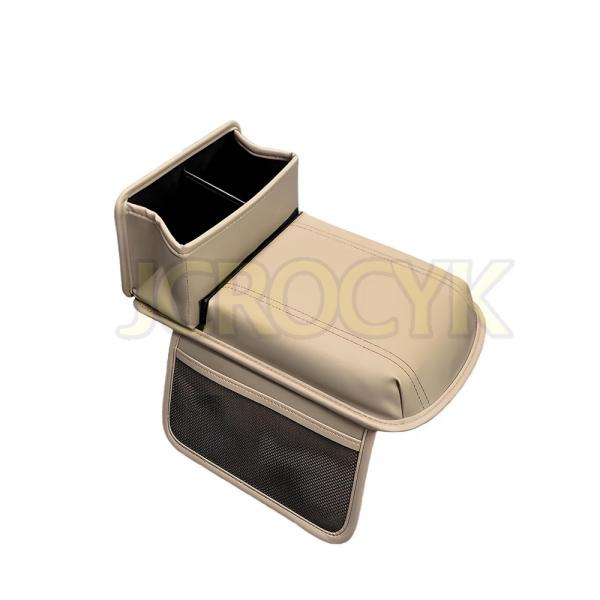 【快適性の向上】：この車のアームレストクッションの表面 PUレザー素材で、内部はメモリーパッド素材で満たされており、腕の圧力を効果的に解放し、運転体験をより快適にします。【多機能収納】：に適合する トヨタ ランドクルーザープラド 150系 ...