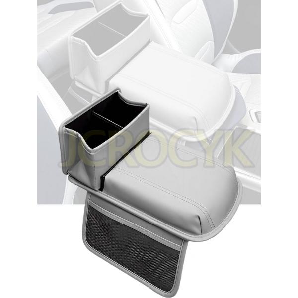 【快適性の向上】：この車のアームレストクッションの表面 PUレザー素材で、内部はメモリーパッド素材で満たされており、腕の圧力を効果的に解放し、運転体験をより快適にします。【多機能収納】：に適合する トヨタ プリウス 50系 60系 汎用 こ...