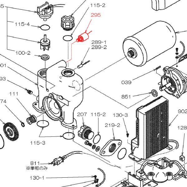 エバラ　浅井戸用インバータポンプ　ＨＰＥ部品