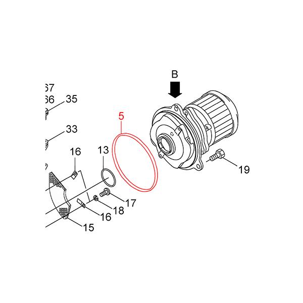 【カワエースジェット　JF400S用　純正部品】　品番【30402311】■適応機種■ＪＦ４００Ｓ不明な点は注文前にご確認ください。