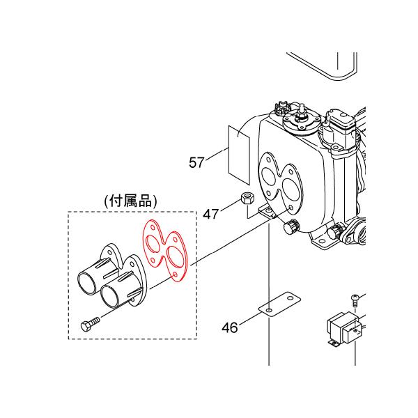 【カワエースジェット　JF400S用　純正部品】　品番【30942120】■適応機種■<br>JF400S<br>不明な点は注文前にご確認ください。