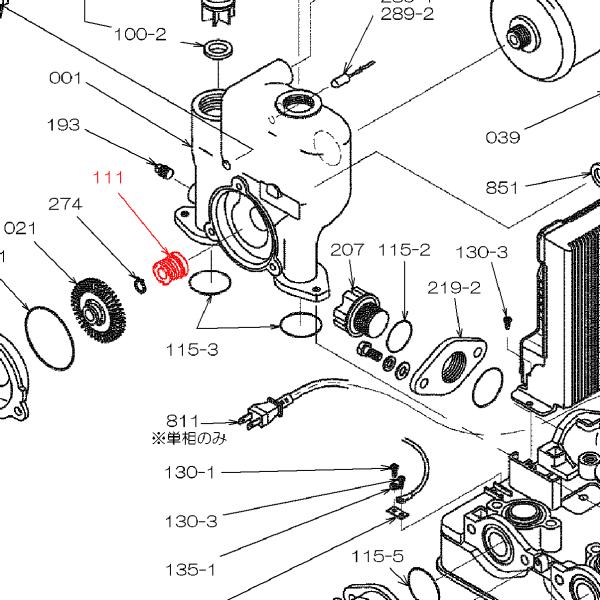 エバラ　浅井戸用インバータポンプ　ＨＰＥ部品