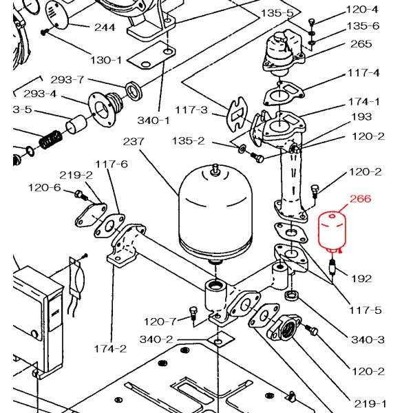 荏原　25×25ＨＰＪＳ５．２５Ｓ用の圧力スイッチです。