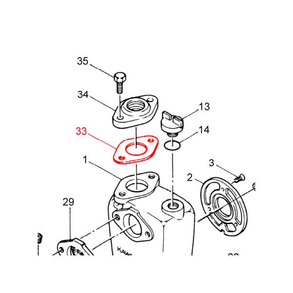 【自吸渦巻ポンプGSO2-405-CE0.75用　純正部品】　　品番【31401410】不明な点は注文前にご確認ください。メーカー直送のため返品不可