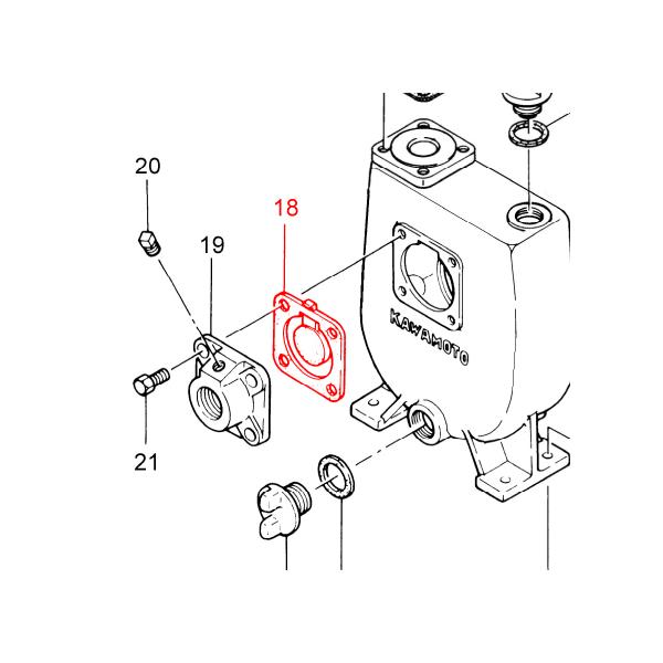 【自吸渦巻ポンプGSO2-505-CE0.75用　純正部品】　　品番【31701520】　不明な点は注文前にご確認ください。メーカー直送のため返品不可