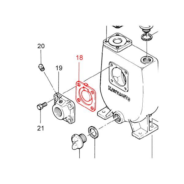 【自吸渦巻ポンプGSO2-505-CE1.5用　純正部品】　　品番【31701520】　不明な点は注文前にご確認ください。メーカー直送のため返品不可