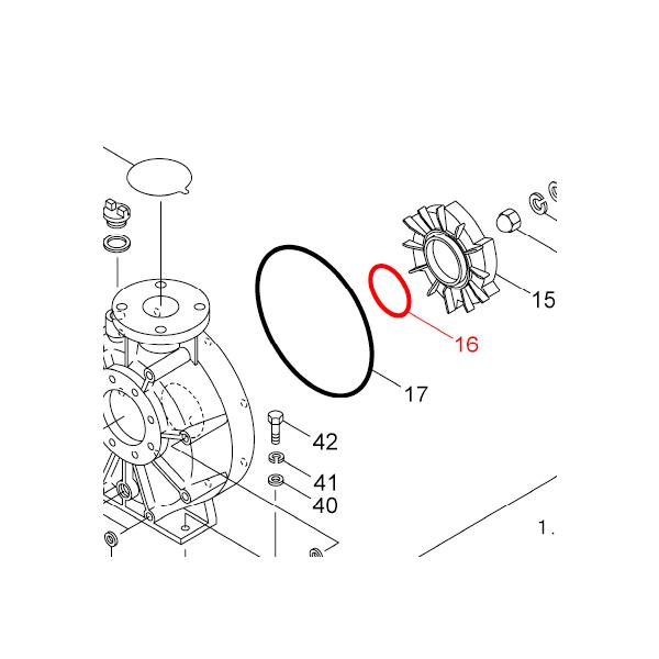 【自吸渦巻ポンプGSP4-806CE5.5用　純正部品】　品番【30400565】　60hz用不明な点は注文前にご確認ください。