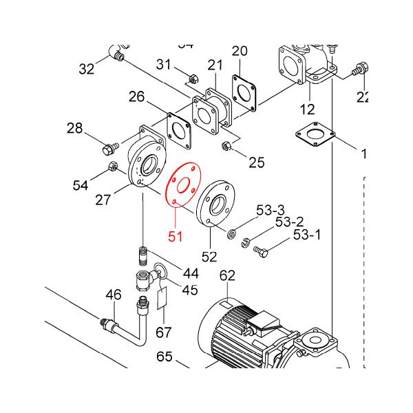 【KB2-326S0.75用　純正部品】　　品番【31002810】不明な点は注文前にご確認ください。メーカー直送のため返品不可