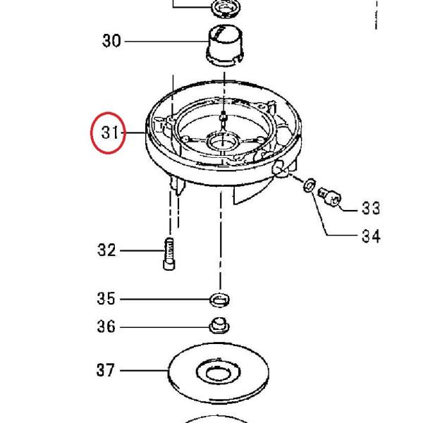 鶴見ポンプ　LB-250-52/62、LB-480-52/62、LB-250-51/61(30)，LB-480-51/61(30)品番【801029000709】ツルミポンプの部品は掲載品以外も取扱いがありますので、お問い合わせください。