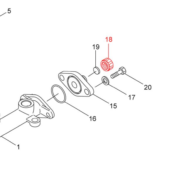 【カワエースNF3-150S　純正部品】　パッキンは付いておりません。ご注意ください。