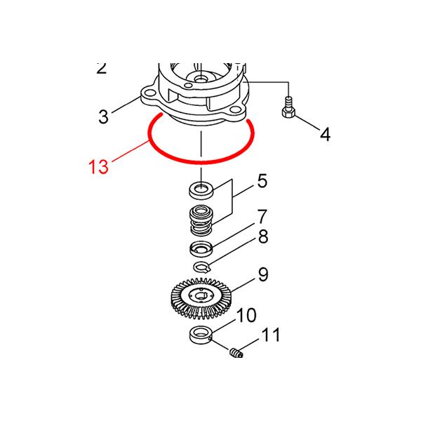 【カワエースNR136S　純正部品】　こちらの商品は川本ポンプの純正部品となります。■適応機種■　NR136SNR135Sには使用できません。不明な点は注文前にご確認ください。
