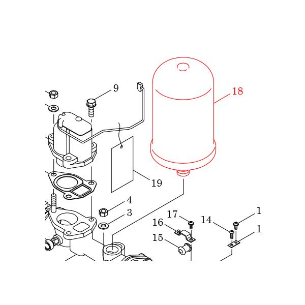 【カワエースディーパー　UFE-300S用　純正部品】　品番【01201412】■適応機種■UFE-300S不明な点は注文前にご確認ください。メーカー直送品のため返品不可