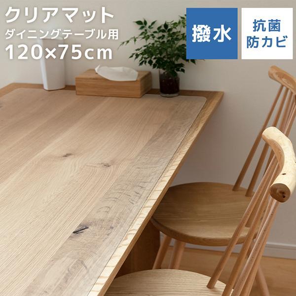 汚れがついてもサッと拭けるテーブルマットです。クリアタイプなのでお部屋のイメージを損ねません◎水や汚れに強いPVC素材で、サッと拭き取るだけでお手入OK！表面はエンボス加工により、ベタつき感を軽減！裏面はフラットになっており、机とよくなじみ...