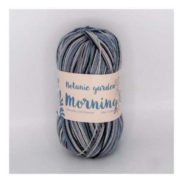 ボタニカルガーデン　4ply（中細）のソックヤーン特徴:・メーカー　PLUS WOOL （ドイツのメーカーです）・素材: ウール 75%、ポリエステル 25%・4ply 中細・容量　100ｇ　410m・推奨編針サイズ:2.5~3.5mm・標...