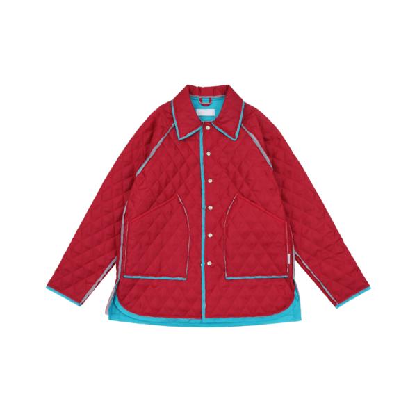 NEONSIGN2023AW  COLLECTIONWATT : 100Wカラー：RED×BLUEサイズ：44 / 46着丈：(44)77.5cm (46)80.0cm身幅：(44)54.5cm (46)56.5cm裄丈：(44)88.5c...