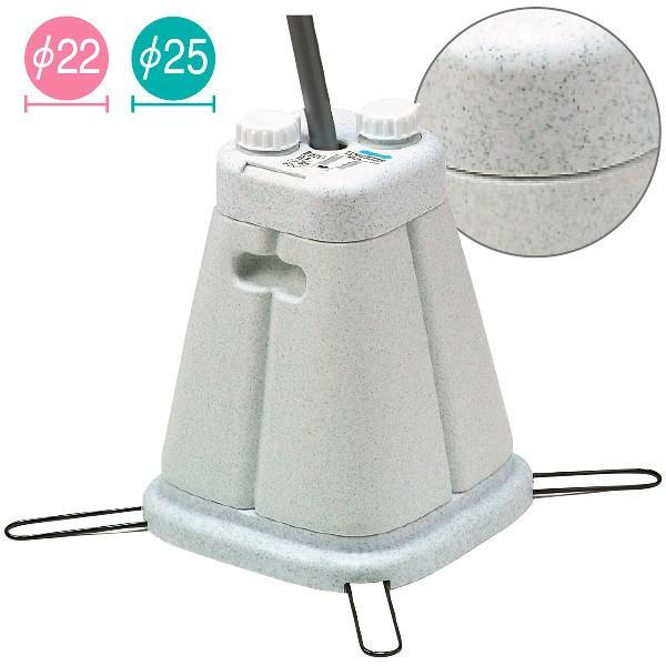 ●サイズ：(展開時)W360×D360×H350mm　(収納時)W280×D280×H350mm　●材質：本体タンク：ポリエチレン　本体フレーム：ポリプロピレン　スライドベース：スチール●重量：1.2kg（注水時：11.7kg）　●ポール差...