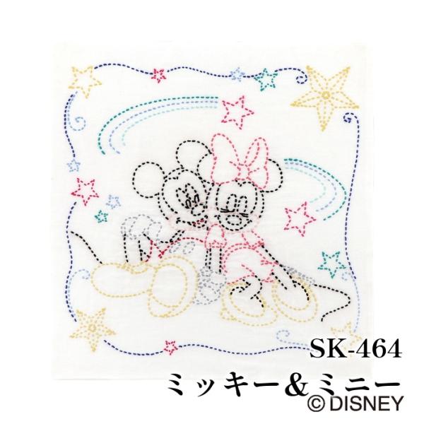 ※カラー選択無【メーカー】オリムパス製絲【商品名】オ)SK464 ミッキー＆ミニー【商品名】ミッキー＆ミニー【デザイン者】彩葉【使用用具】縫い糸、縫い針、はさみ、アイロン、定規【出来上がりサイズ】約縦34cm×横34cm【形状】1組【キット...