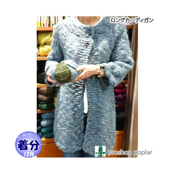 ※カラー選択有り糸見本をご参考にご希望のカラーを選択してくださいセット内容明細パ)スラブエロイカ207-8玉(定価（本体価格）1700円))セット価格（本体価格）　￥13600作品No/編み図No205-201207サイズ：胸囲90cm　着...