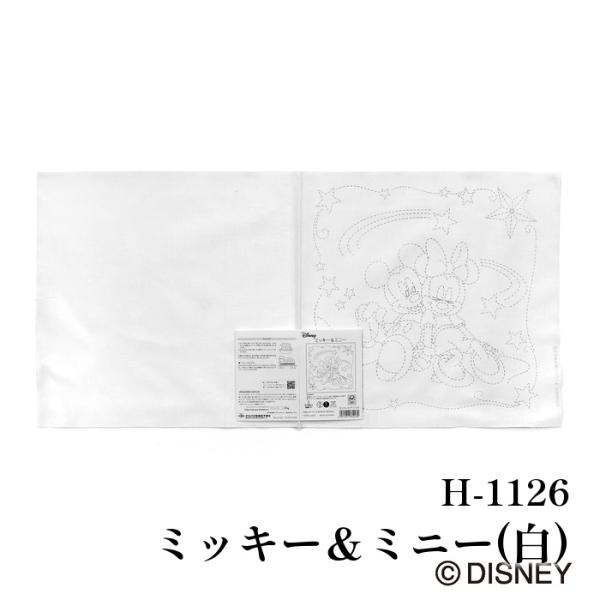※カラー選択無【メーカー】オリムパス製絲【商品名】オ)花ふきんH1126 ミッキー&amp;ミニー(白) 3枚【商品名】ミッキー＆ミニー(白)【デザイン者】彩葉【使用用具】刺し子糸、縫い糸、縫い針、はさみ、アイロン、定規【出来上がりサイズ】...