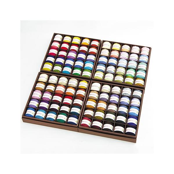 ◎毛-100％◎1玉　10グラム巻　約30メーター◎棒針5〜7号・かぎ針5/0〜7/0号◎100セット（ポップカラー・ロマンティックカラー・ラグジュアリーカラー・ノーブルカラー各セット×1）