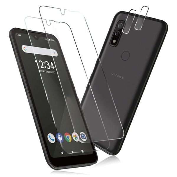 【商品名】　4枚セット2枚 FOR arrows We F-51B / FCG01 用のガラスフィルム + ２枚 FOR arrows We F-51B 【商品説明】　・【対応機種】FOR Fujitsu 【サイズ】　高さ : 0.90 c...