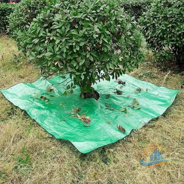 防水オイルクロス：この景観防水シートは、防水オイルクロス素材のおかげで、防雨性と防水性があります。雨や油の流出にも対応し、耐久性があり丈夫です。長くお使いいただけます   残留葉の飛散を防ぐ：このトリミング用の景観防水シートは、12インチの...