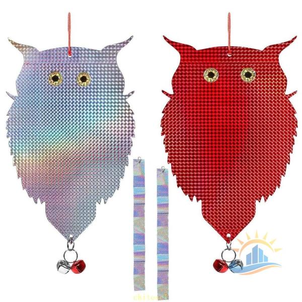 商品説明         　商品詳細   【ふくろうタイプの鳥よけ】フクロウは猛禽類で鳩などの鳥たちの天敵です、鳥たちには恐れられる存在なのです。反射菱形片の光への反射効果を利用して、風の中で反射光を揺らして。点滅するバンドは、鳥が嫌がる光...