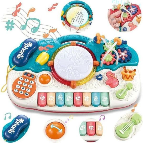音楽おもちゃ 子供 多機能 ピアノ?鍵盤楽器の玩具 赤ちゃん 幼児 子ども 知育玩具 電子 ピアノ 鍵盤楽器の玩具 男の子 女の子 キーボード 楽器