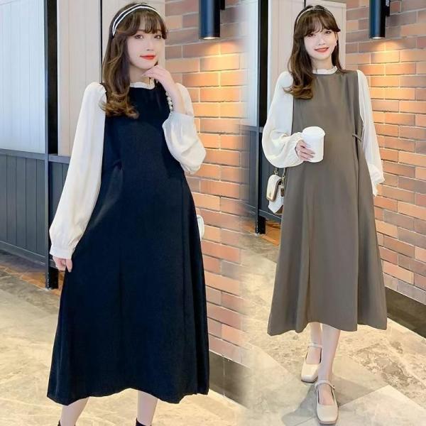 妊娠中のマタニティウェアから、産後の授乳服まで長く使えるワンピース。参りや結婚式、保護者会、お呼ばれなどフォーマルなシーンにもぴったり。着回しバツグンのデニムワンピースで、中に着るシャツを選ばないので季節を問わず長く使えます！