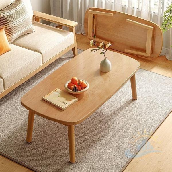 【商品仕様】サイズ：(W)幅80×(D)奥行50×(H)高さ45cm　 折りたたみ時の厚み約10cm　天板厚：約18mm【ワンタッチで折りたたみ可能】使わない時はソファやベッドの下に、または家具の隙間に収納することができます。ちょっと移動し...