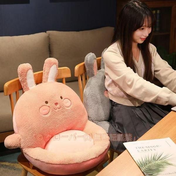 ●座布団●素材：PP綿●サイズ： 50*45*55cm●カラー：写真に参考してください♪●かわいい顔を見て、悩みがすぐなくなり、癒されます♪●カバーに柔らかいマイクロ綿をたっぷり詰め込みました。　ずっと触れていたくなるもちもちぬいぐるみです...