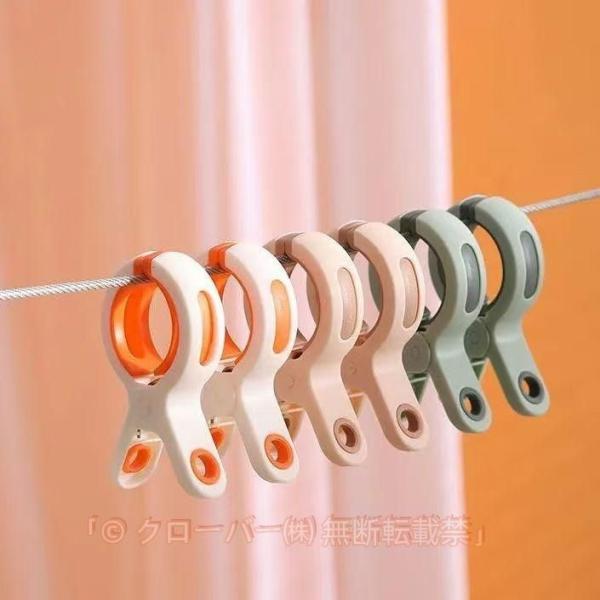 洗濯ばさみ大 洗濯バサミ 5個入り 防風クリップ 強力 ベランダ 手すり ピンチ 竿用ピンチ 布団ばさみ 洗濯クリップ 物干し竿 ハンガー 部屋干 屋外 強力ピンチ 【内　容】5個セット【素　材】PP【カラー】ランダム【サイズ】約10.6c...