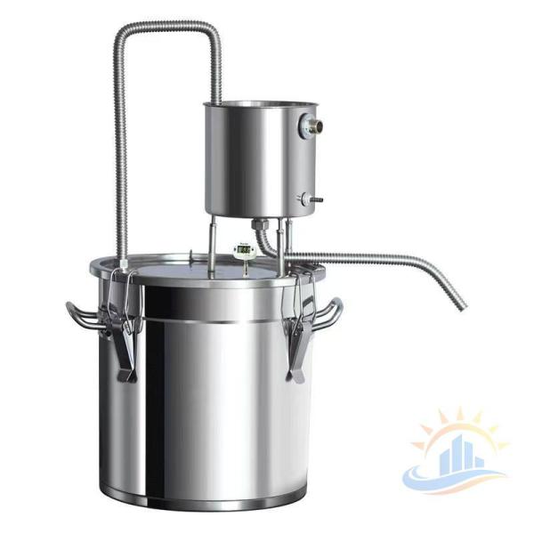 蒸留器 酒 蒸留水器 精油 芳香 ホーム蒸留器 家庭用 ワイン造りセット ステンレス鋼製 発酵タンク (20L)