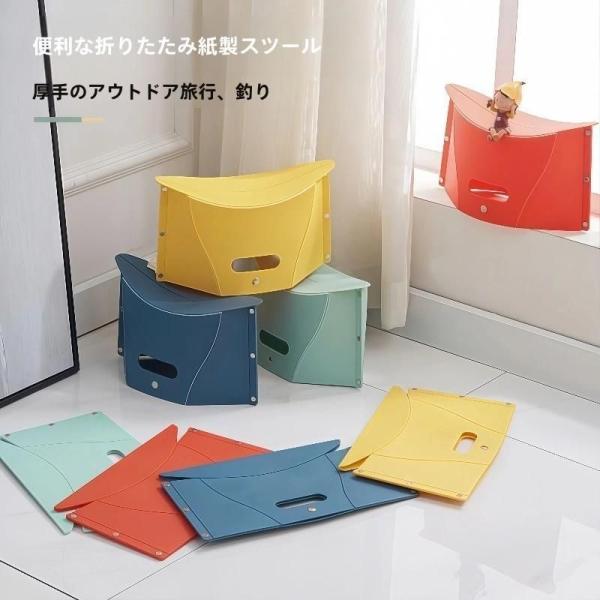 【折りたたみ可能なデザイン】スツール 折り畳み使用しないときは折りたたんで保管するだけです，冷蔵庫やソファーなど家具の隙に入れられ。折り畳む状 態の厚みは僅か3.5cmで、携帯電話よりも薄く、バックパックに入れて、どこにでも簡単に持ち運べま...