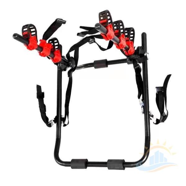サイクルキャリア 自転車 リアキャリア ロードバイク 3台積み可 コンパクト 固定リアマウント 折りたたみ式 車載 自転車