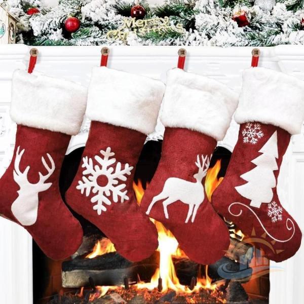 クリスマス 飾り クリスマスの靴下 飾りストッキング おしゃれ 安い デコレーション オーナメント クリスマス用品 お祝い おもちゃ イベント 置物 プレゼント パーティーグッズ 雑貨 玄関 置物 クリスマスツリー ドア※サイズ表記は目安で...