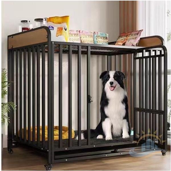 ペットケージ犬檻犬小屋ケージペットサークルドッグケージペットフェンス小型大型中型犬用ペット用品キャスター付き