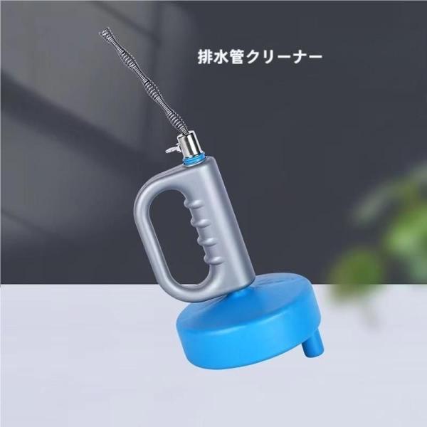 パイプクリーナー 排水管 詰まり ワイヤー 10m ブラシ 回転式 パイプブラシ 5本付き 排水口 水回り 詰まり解消 掃除 洗浄 つまり クリーナー 洗面所 トイレ 便利材質：ワイヤ簡単操作/ワンクリックでオン簡単なオーバベンド/恐れのな...
