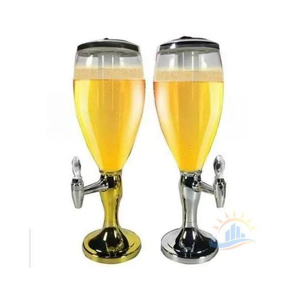 ビュッフェ式ビールタワー：このビールディスペンサーは3Lの容量を持っており、バー、ビュッフェレストラン、家族集会などに使用できます。取り外し可能なつらら：ビールタワーには分解できるアイスチューブがあります。より良い味を作り出すために、デザイ...