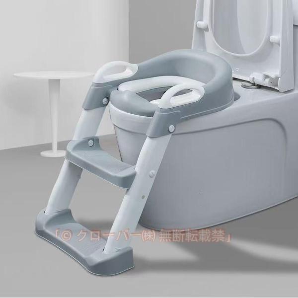お子様のおトイレをママやパパが安心して見守れる♪ステップ付き補助便座お子様のトイレトレーニングに最適な使いやすい補助便座■便座とステップ一体型で、ひとりでも簡単に設置可能広げておくだけ！使い方さえ理解すれば、お子様でも簡単におトイレが出来る...