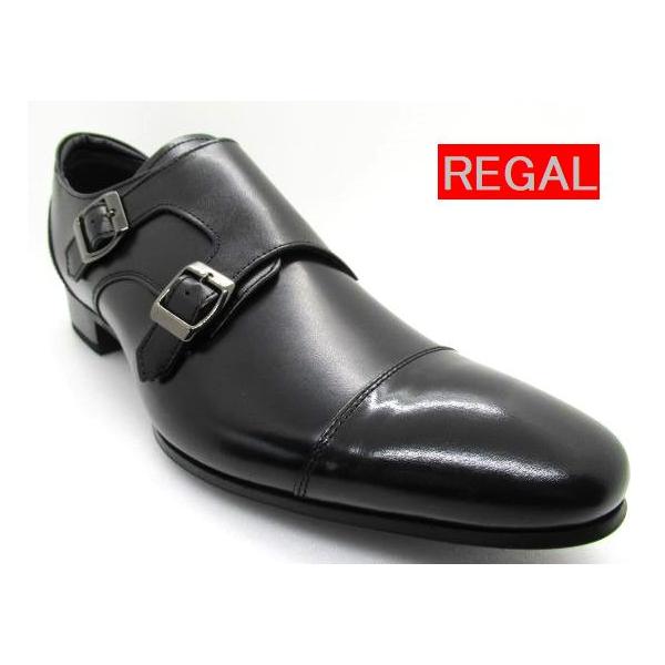 【期間限定セール！】リーガル REGAL 靴 ビジネスシューズ ダブルモンクストラップ ドレスシューズ 紳士靴つま先、踵部分に「軟質樹脂」を配合した塗装をした「スクラッチタフレザー」を採用した傷に強いビジネスシューズです。ミニマルなシルエッ...
