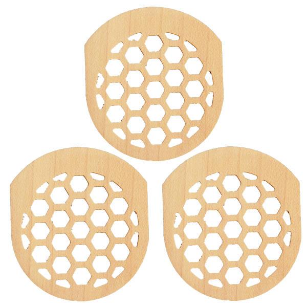 温灸器「新伊吹灸」 本体器具 専用 もぐさ落下防止網×3個セット【商品区分】雑貨【内容量】3個入り【製造国】日本【製造発売元】株式会社　小林老舗【原材料】国産の天然木を使用しています。【広告文責】グリーンポプリ株式会社　後藤　洋　0557-...