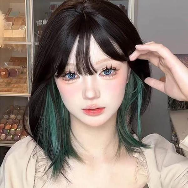 [ セット内容 ]フルウイッグ/ヘアネット【※こちらの商品は、個人差等ございますので、商品ご到着後、お客様ご自身より手くしやカット等多少の調節が必要な場合もございます。】「記載のないアクセサリー、小物等は付属しません」[ カラー ]ブラック...